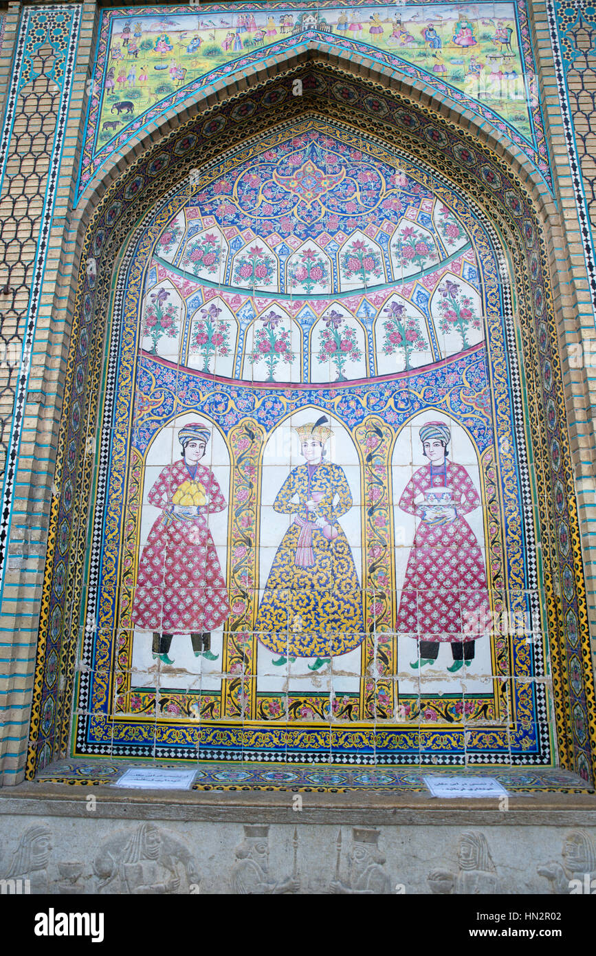 Three ladies of Qajar era at Qavam House (Narenjestan e Ghavam), Shiraz ...