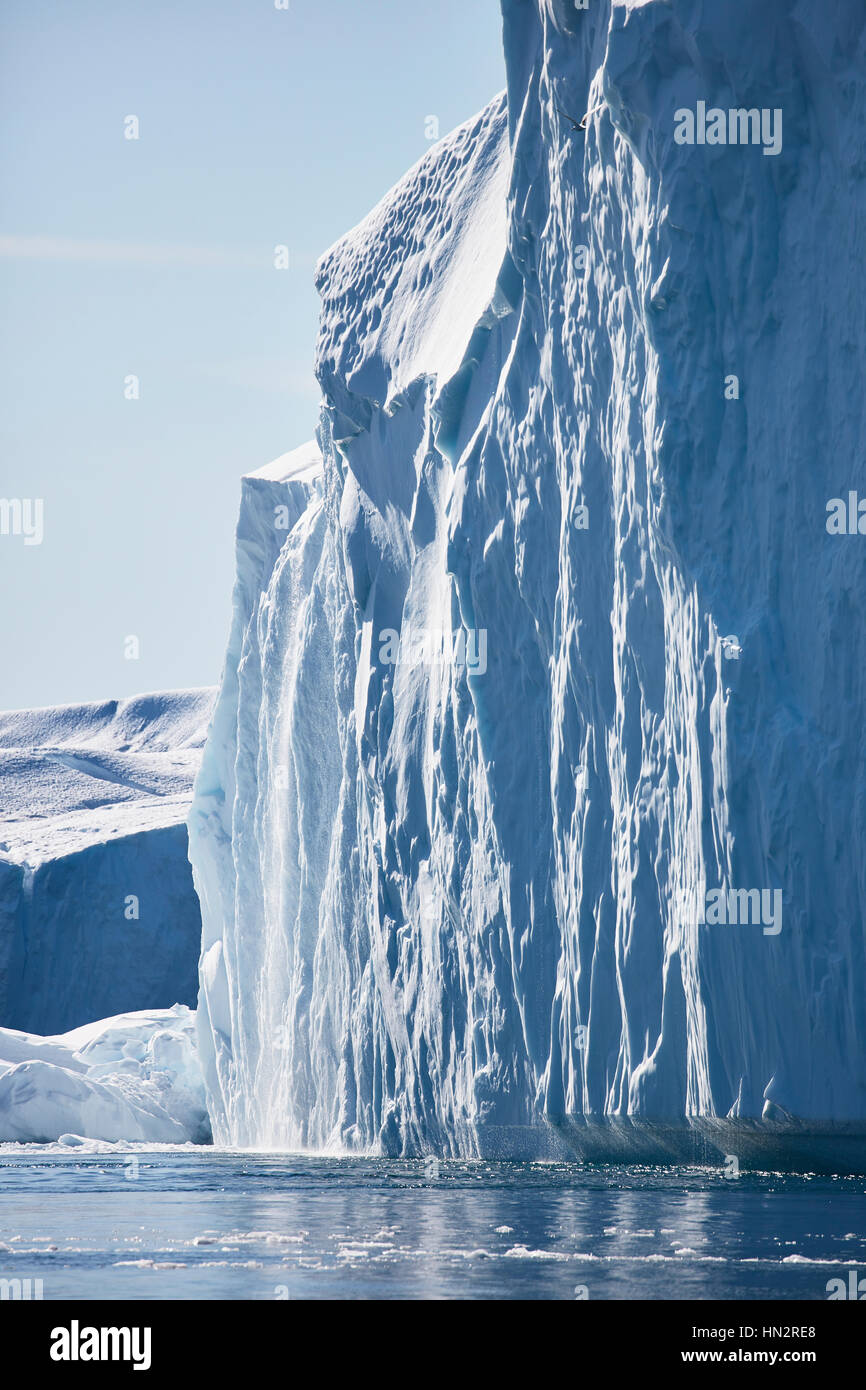 Icebergs Disko bay greenland Stock Photo - Alamy