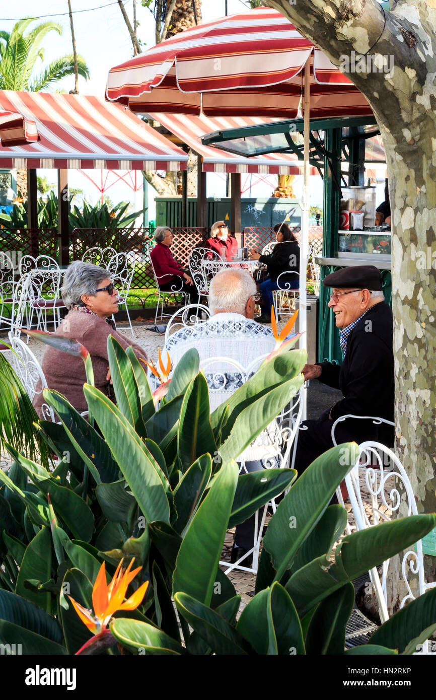 Funchal cafe hi-res stock photography and images - Alamy