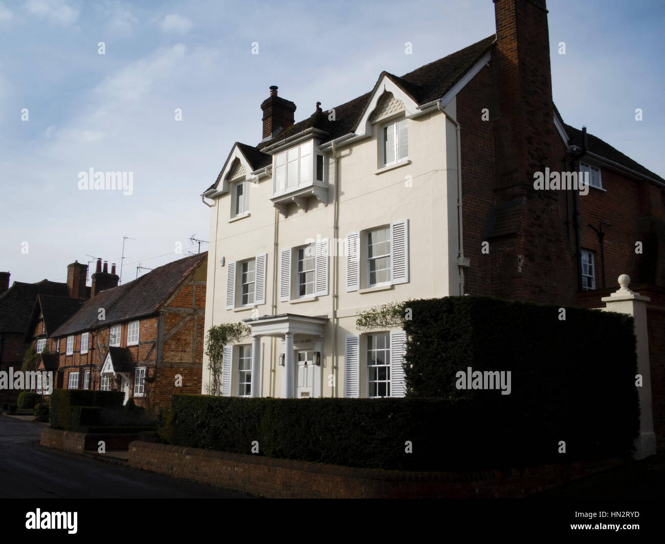 Cedar Tree House, Greywell, Hampshire Stock Photo - Alamy