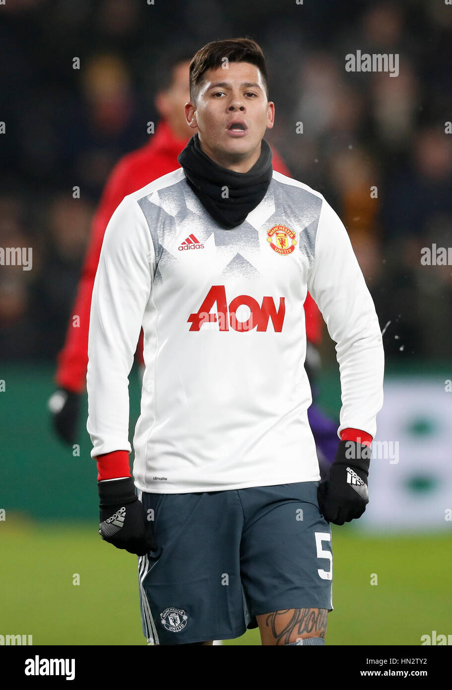 Manchester United's Marcos Rojo Stock Photo - Alamy