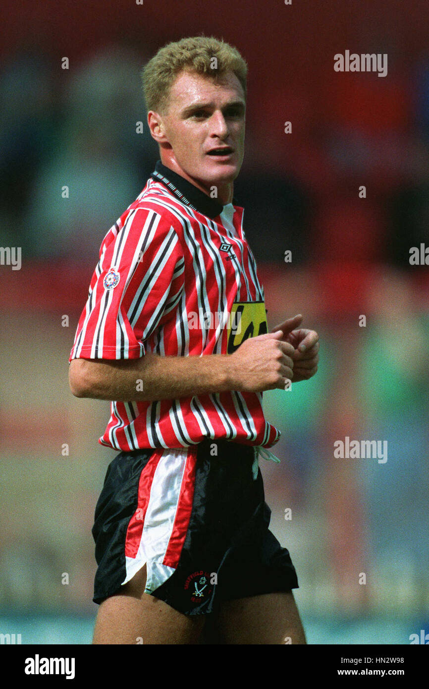 COLIN HILL SHEFFIELD UNITED FC 29 September 1990 Stock Photo - Alamy