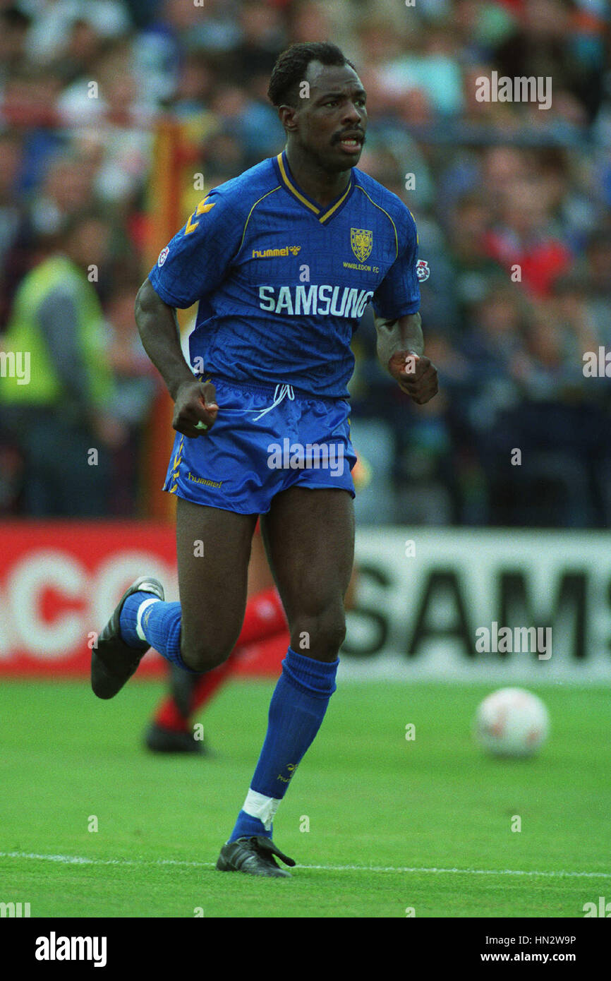 JOHN GAYLE WIMBLEDON FC 20 October 1990 Stock Photo - Alamy