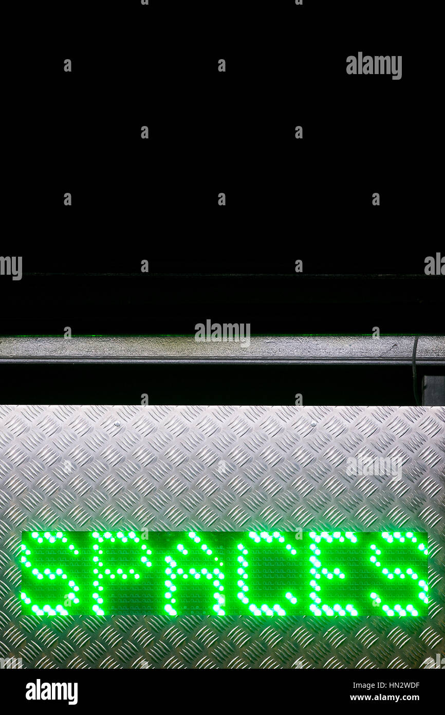 Car park spaces available sign hi-res stock photography and images - Alamy