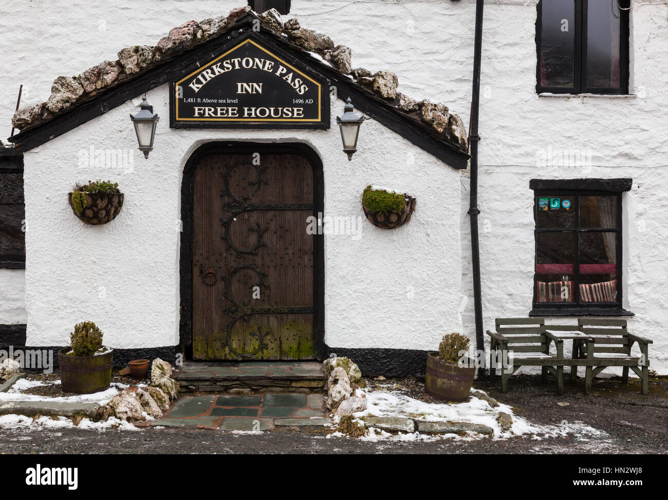 The Kirkstone Inn, Kirkstone Pass, near Ambleside, Lake District ...