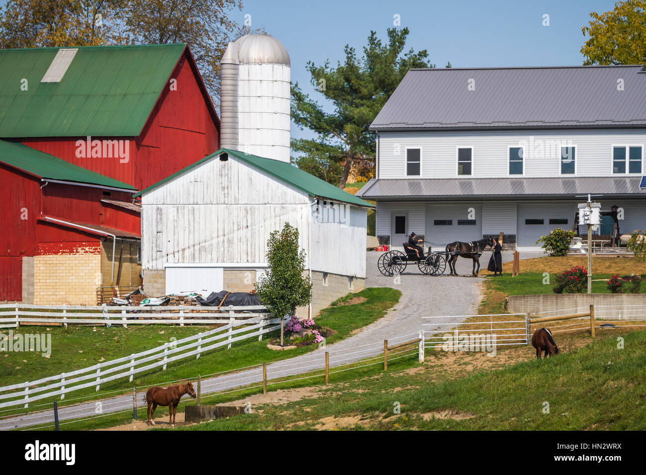 Amish Farm And House Stock Photos & Amish Farm And House Stock Images ...