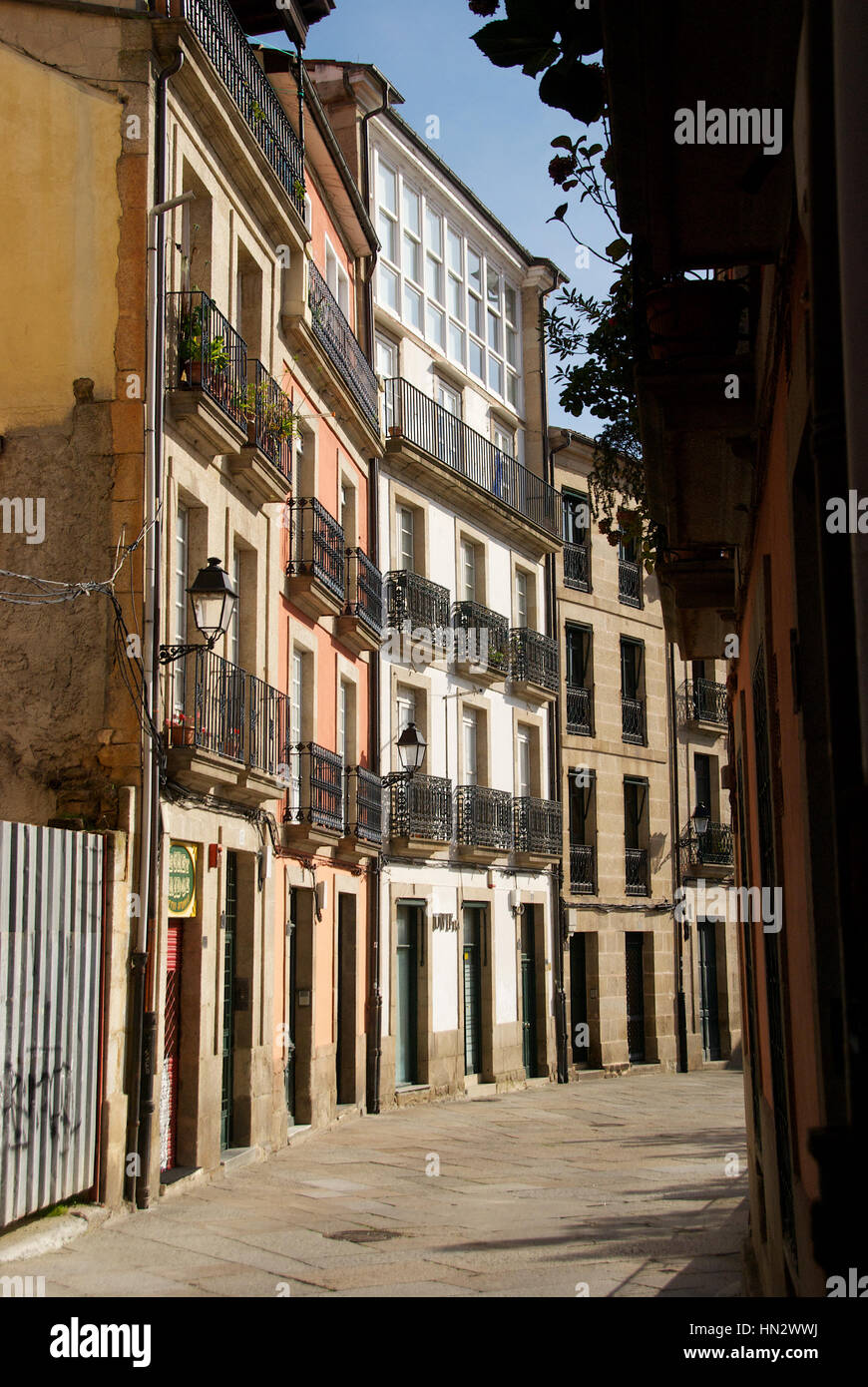 Galicia residential buildings hi-res stock photography and images - Alamy