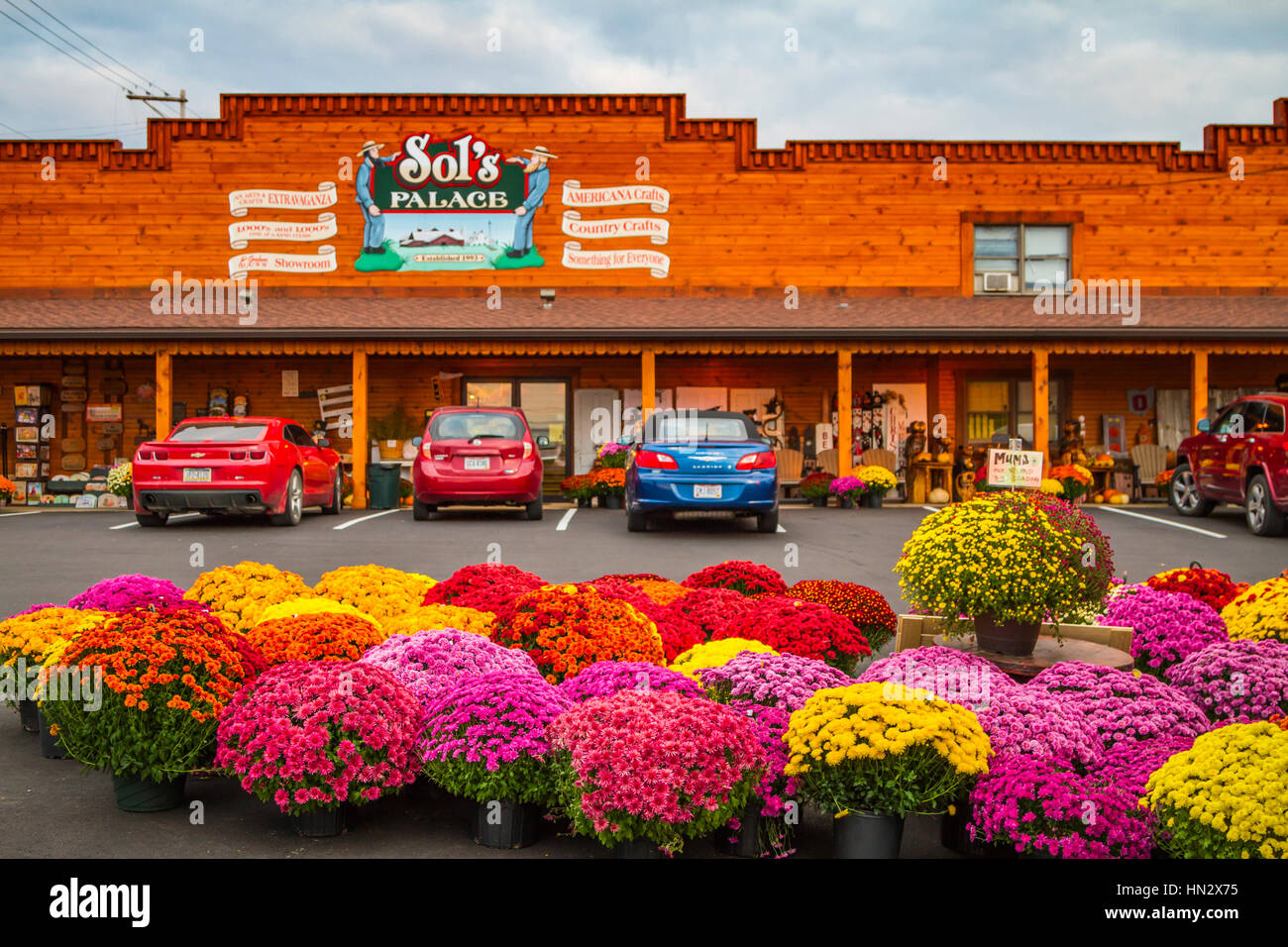Sol's Place shopping mall in Berlin, Ohio, USA Stock Photo - Alamy