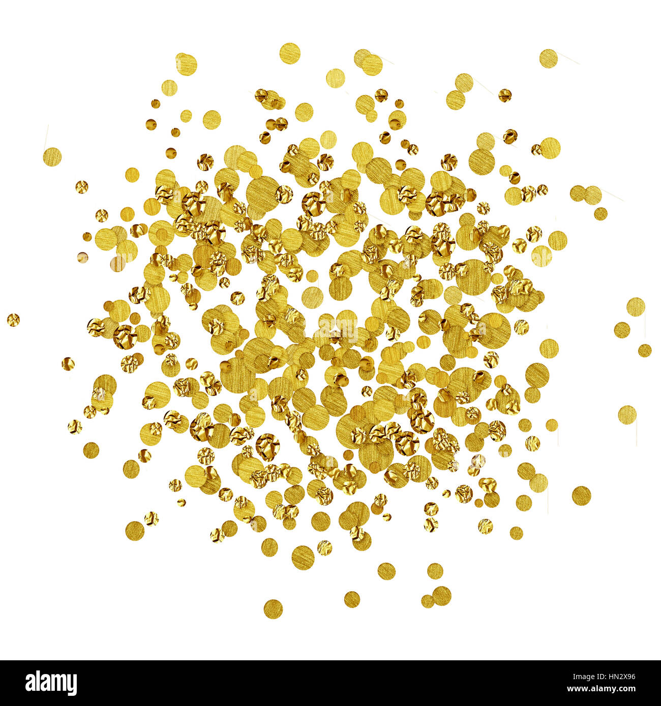 Gold confetti hi-res stock photography and images - Alamy
