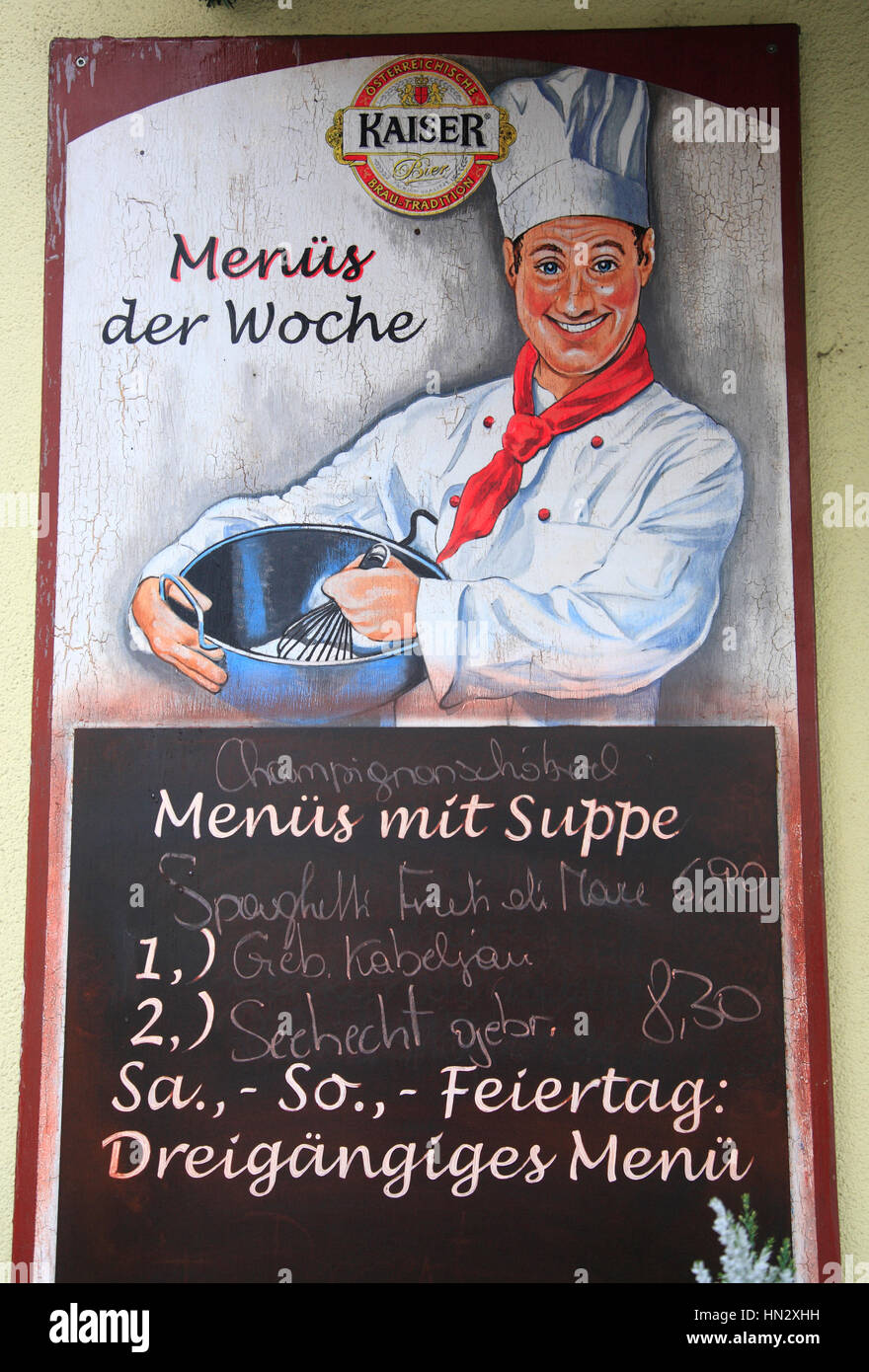 Vienna Restaurant Sign High Resolution Stock Photography and Images - Alamy