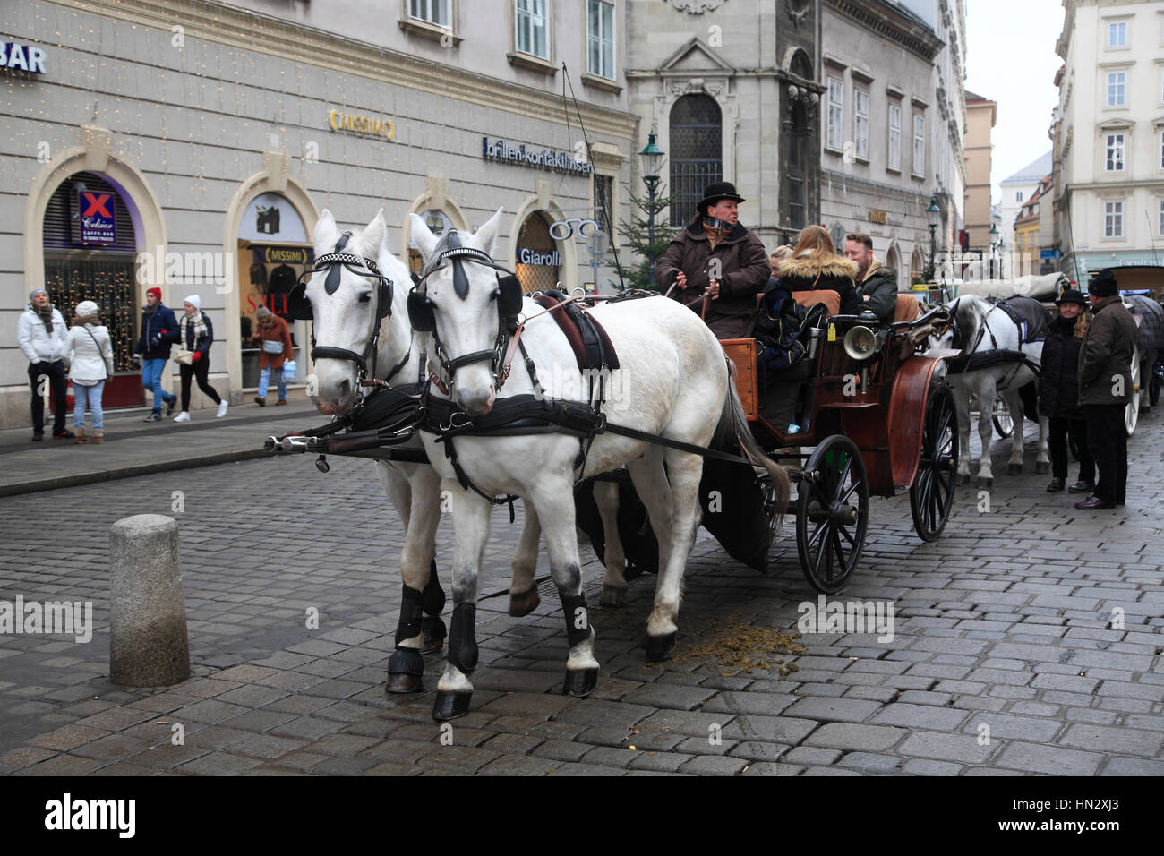 Carriage, Vienna, Austria, Europe Stock Photo - Alamy