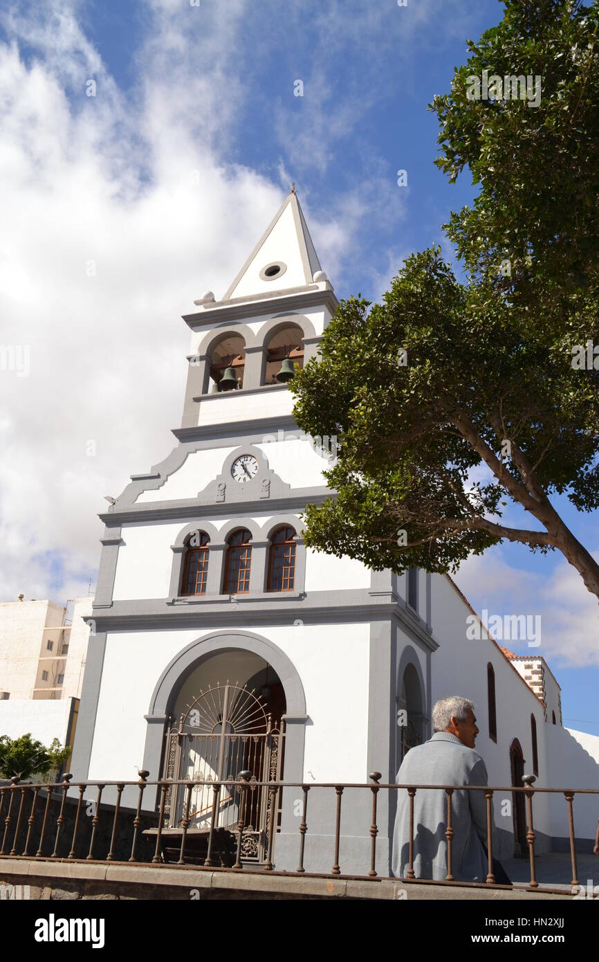 Colourful christian church in countryside of the island Stock Photo - Alamy