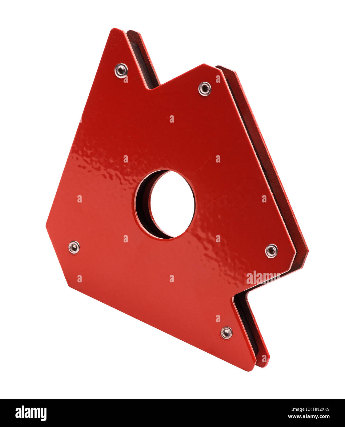 Magnet angle holder. Tool for welding and other metal works Stock Photo ...