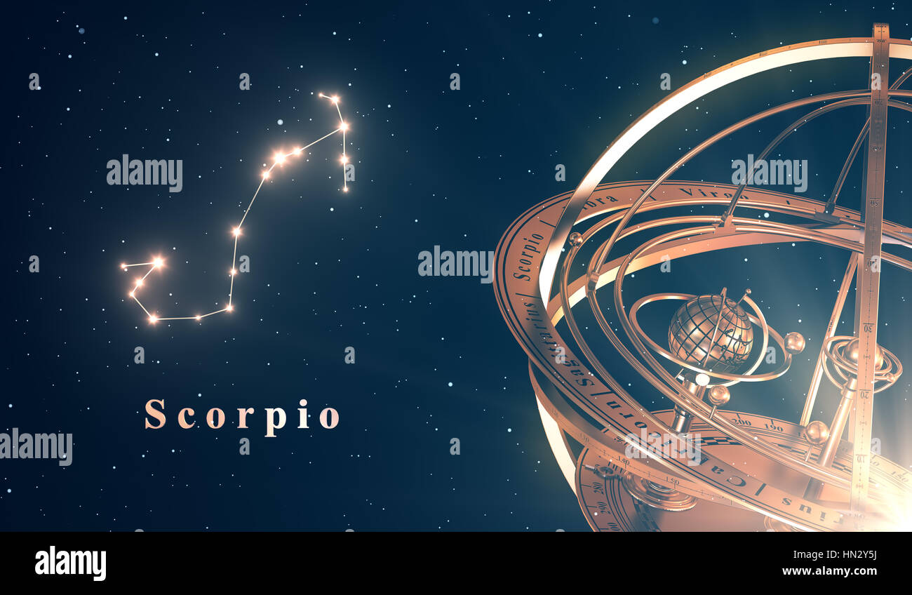 Scorpio constellation space hi-res stock photography and images - Alamy