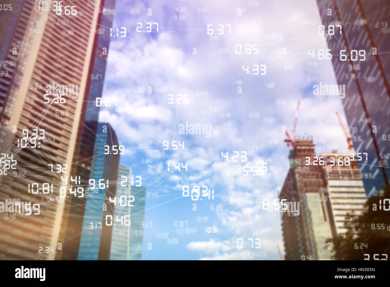 Animation 3d lines against white hi-res stock photography and images ...