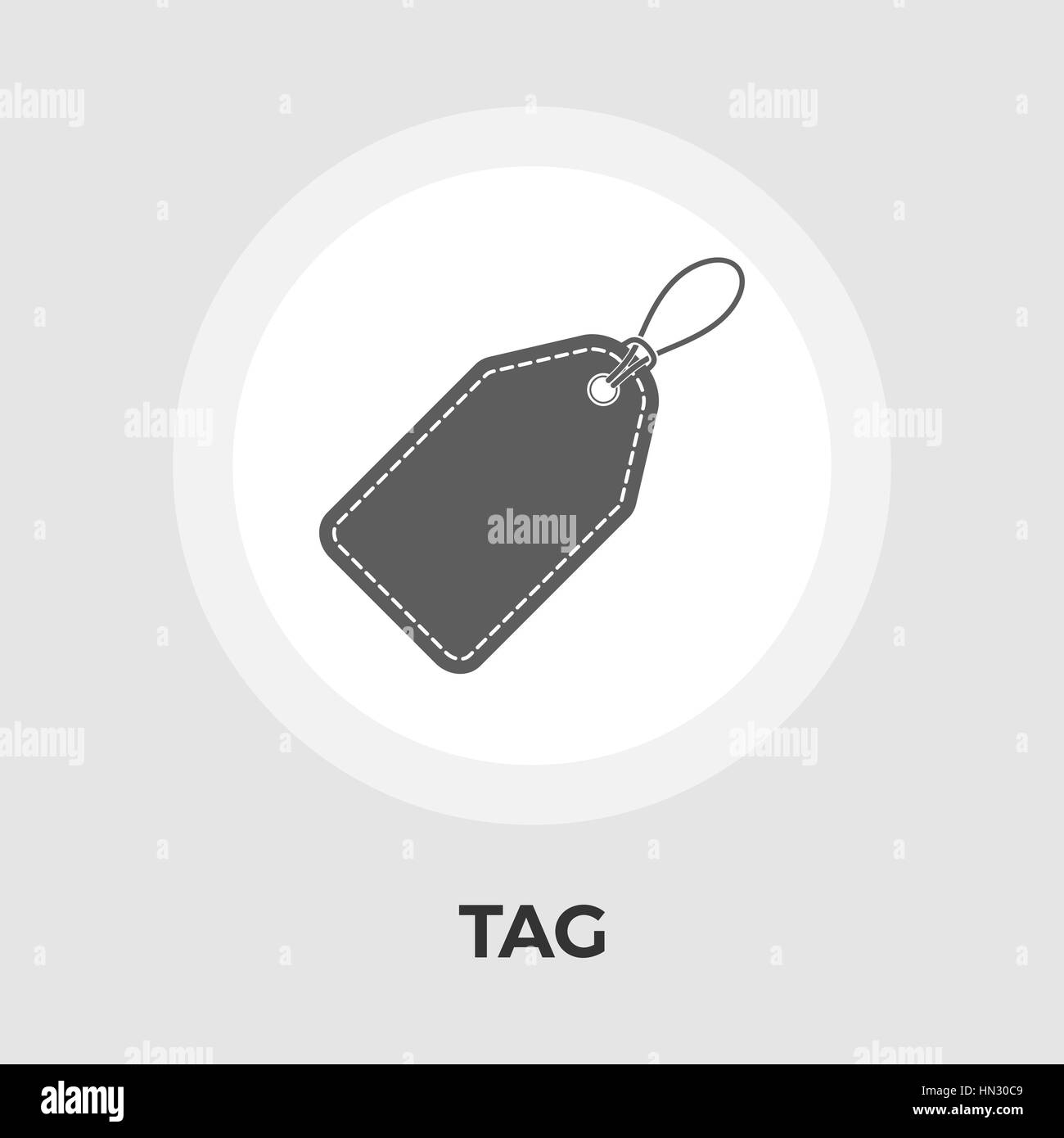 Label icon vector. Flat icon isolated on the white background. Editable ...
