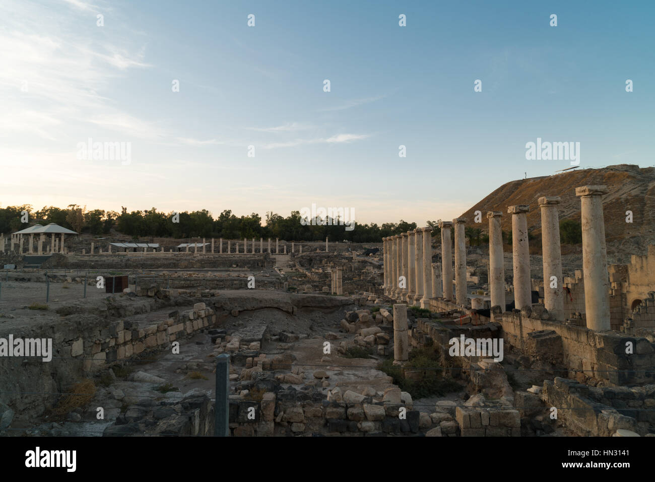 Bet Shean National Park (Scythopolis), Israel Stock Photo - Alamy
