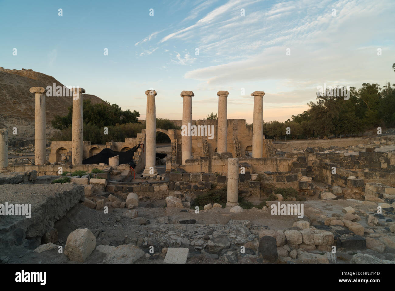 Bet Shean National Park (Scythopolis), Israel Stock Photo - Alamy