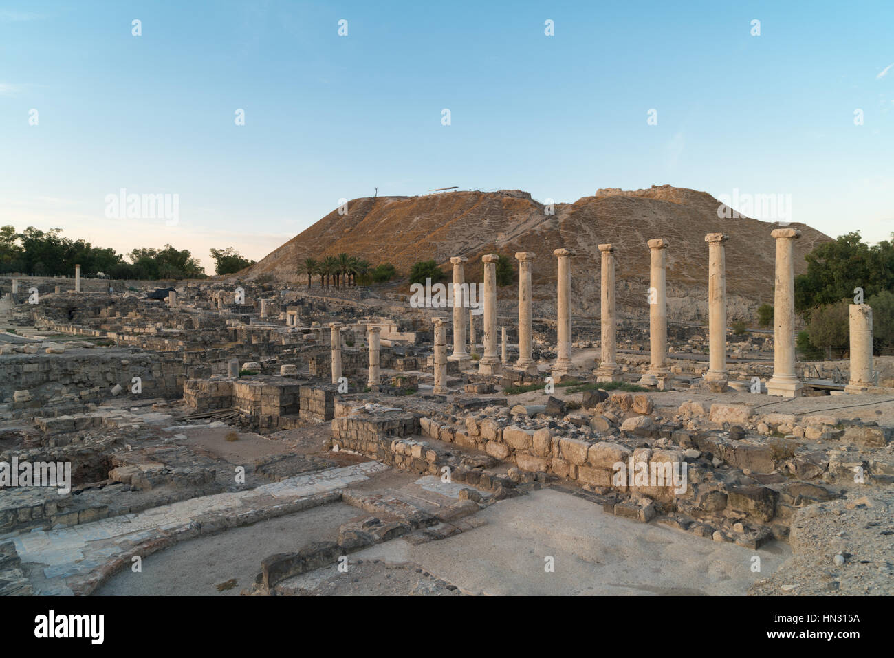 Bet Shean National Park (Scythopolis), Israel Stock Photo - Alamy