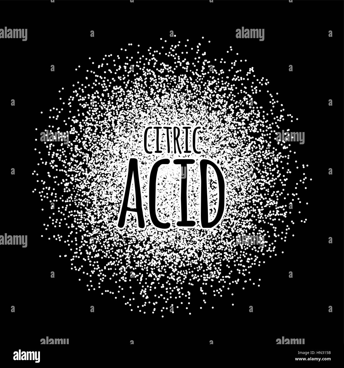 White crystalline powder Stock Vector Images - Alamy