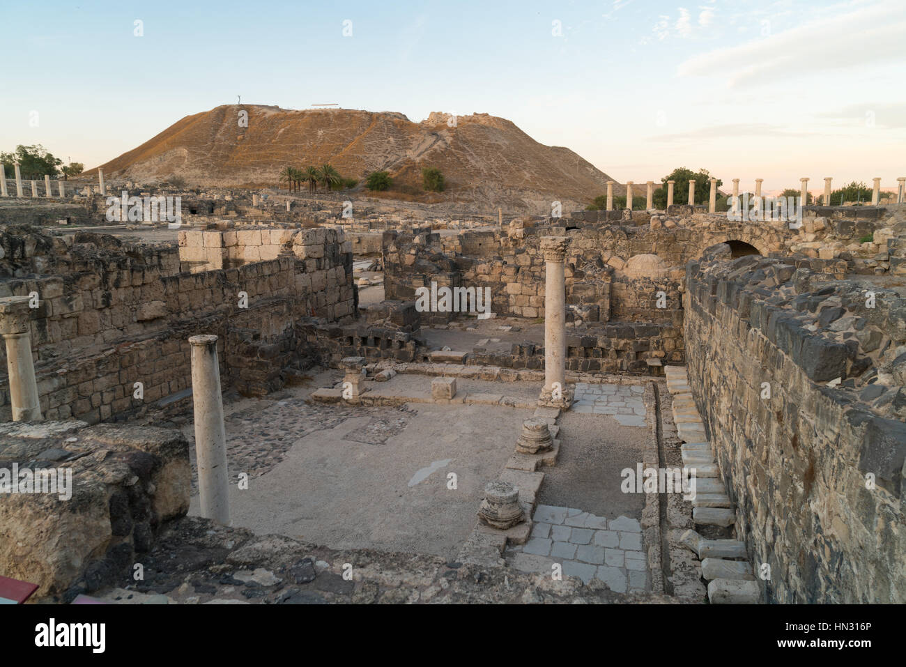 Bet Shean National Park (Scythopolis), Israel Stock Photo - Alamy