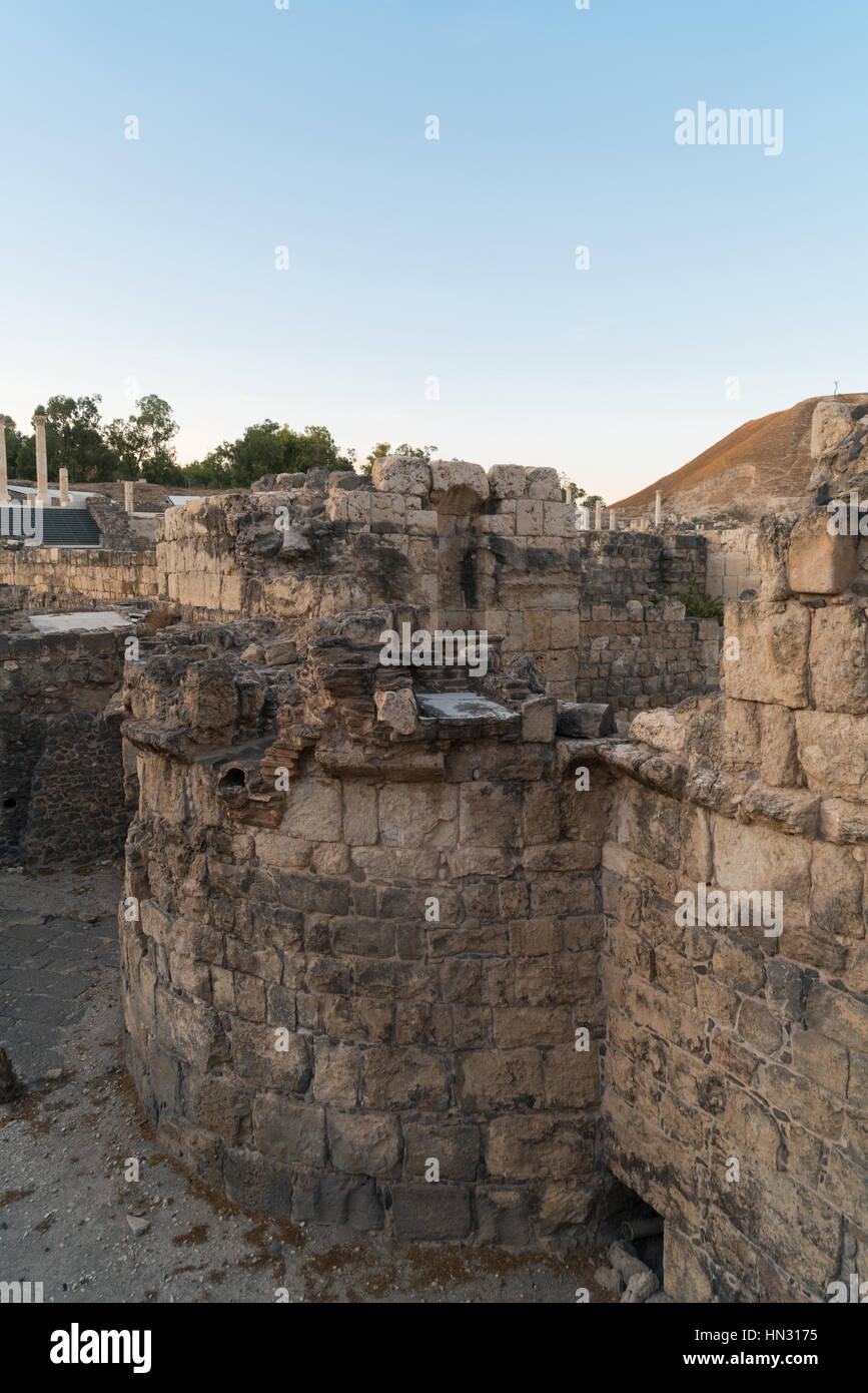 Bet Shean National Park (Scythopolis), Israel Stock Photo - Alamy