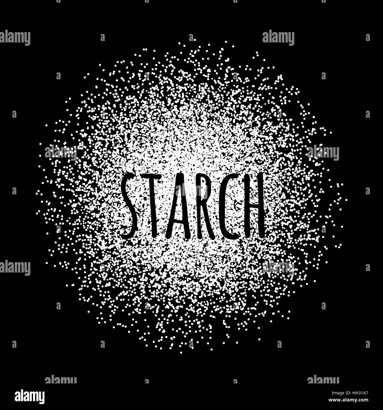 Cornstarch bowl Stock Vector Images - Alamy