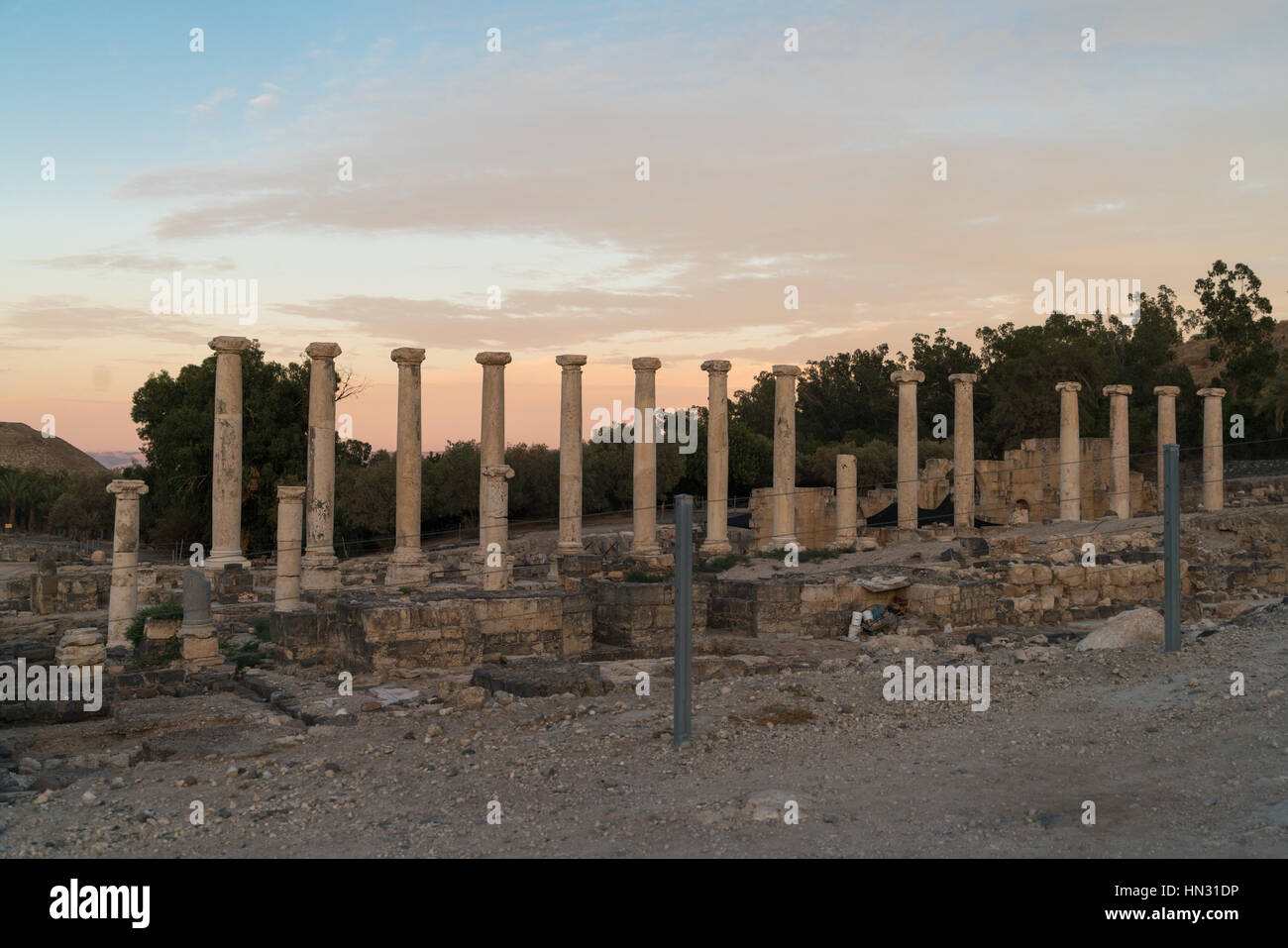 Bet Shean National Park (Scythopolis), Israel Stock Photo - Alamy