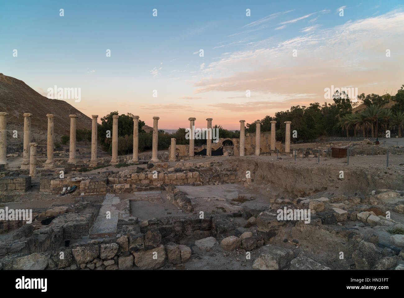 Bet Shean National Park (Scythopolis), Israel Stock Photo - Alamy