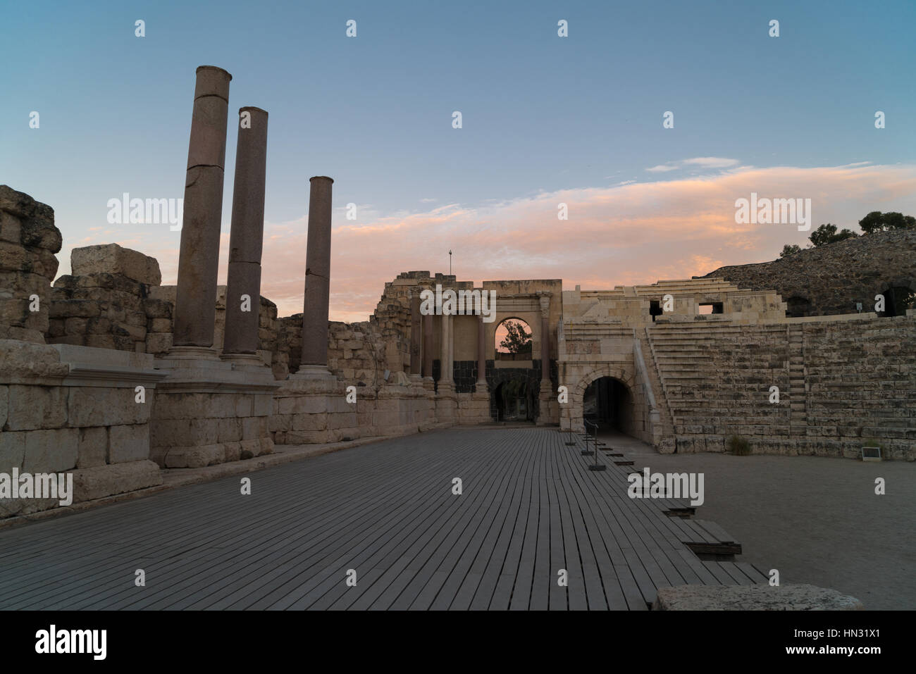 Bet Shean National Park (Scythopolis), Israel Stock Photo - Alamy