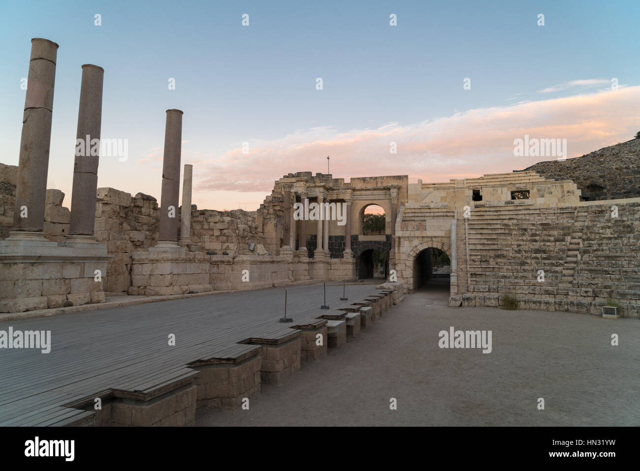 Bet Shean National Park (Scythopolis), Israel Stock Photo - Alamy