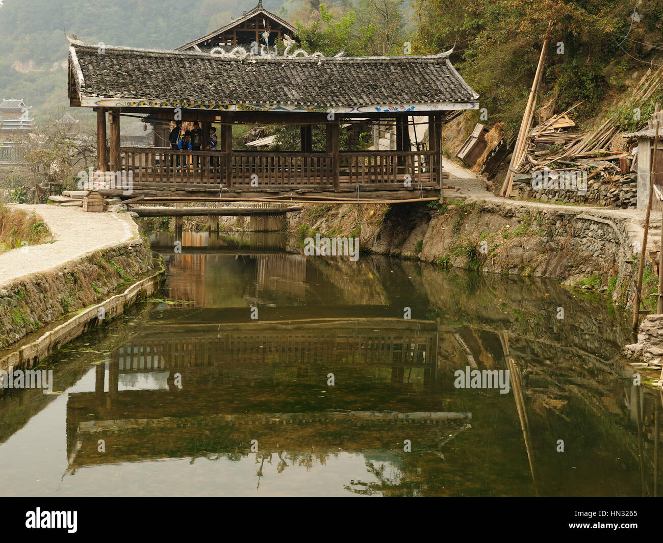 Zhaoxing - gorgeous Dong village is packed whit traditional wooden ...
