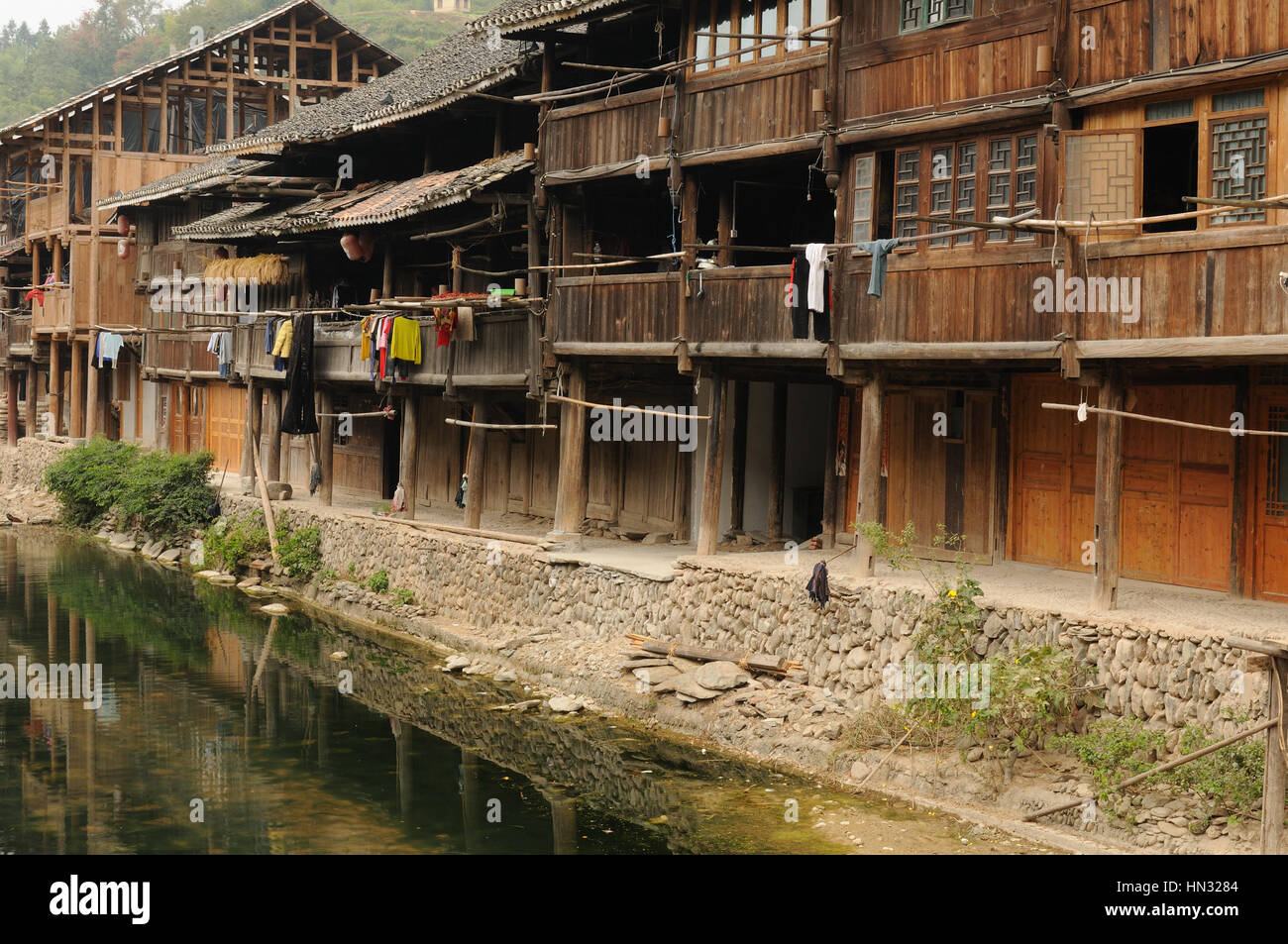 Zhaoxing - gorgeous Dong village is packed whit traditional wooden ...