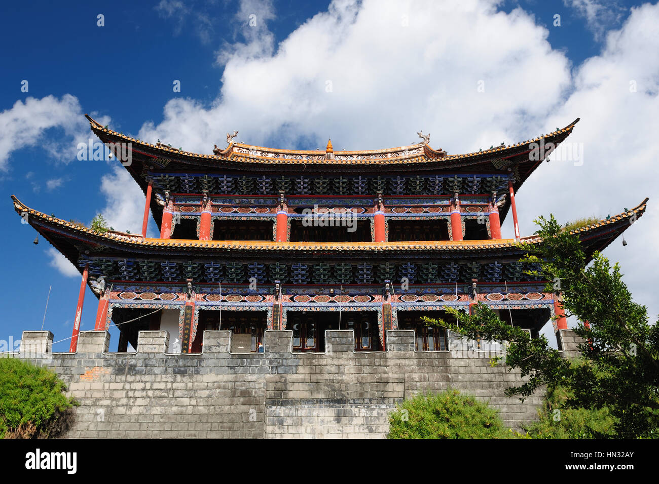 Dali old city, Main Gate, China. Yunnan province Stock Photo - Alamy