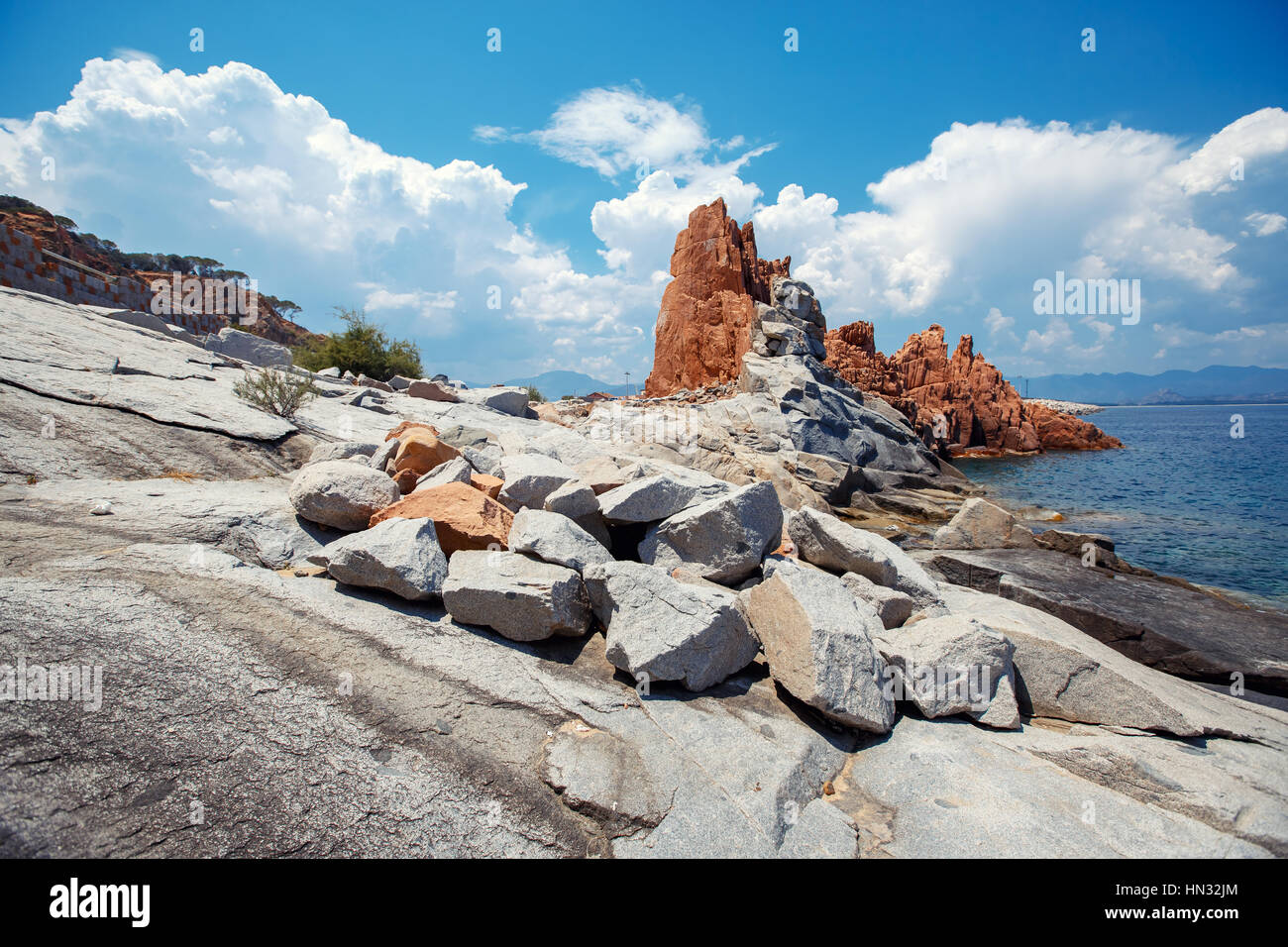 Red rocks arbatax porphyry rocks hi-res stock photography and images ...
