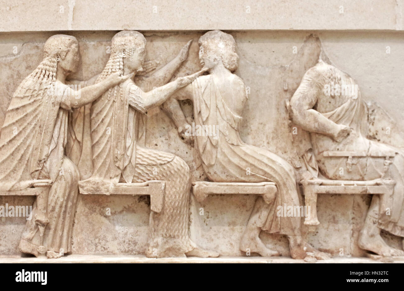Ancient Greek Temple Frieze detail, Delhpi, Greece Stock Photo - Alamy
