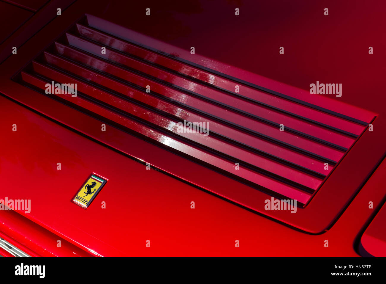 Sports car bonnet vent hi-res stock photography and images - Alamy