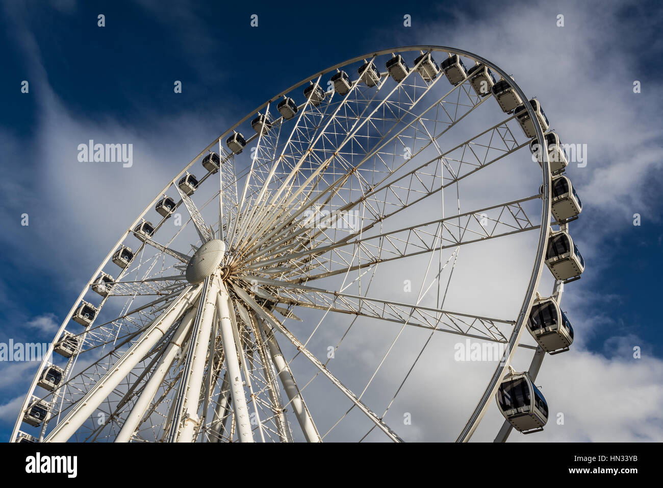 Ferris Wheel, The Wheel of Liverpool Stock Photo - Alamy