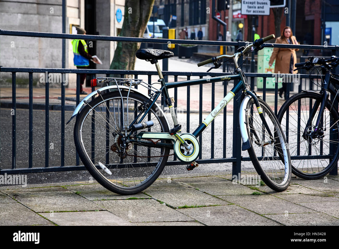 Old two wheel bicycle hi-res stock photography and images - Alamy