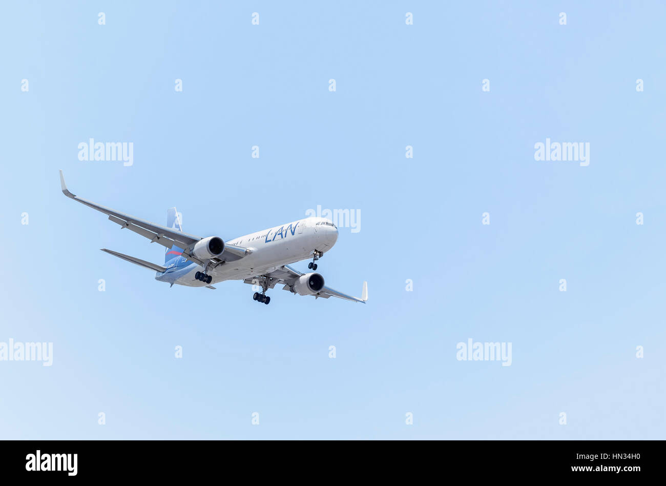 Plane Boeing 767, of LAN Airlines airline. Latin America's largest ...