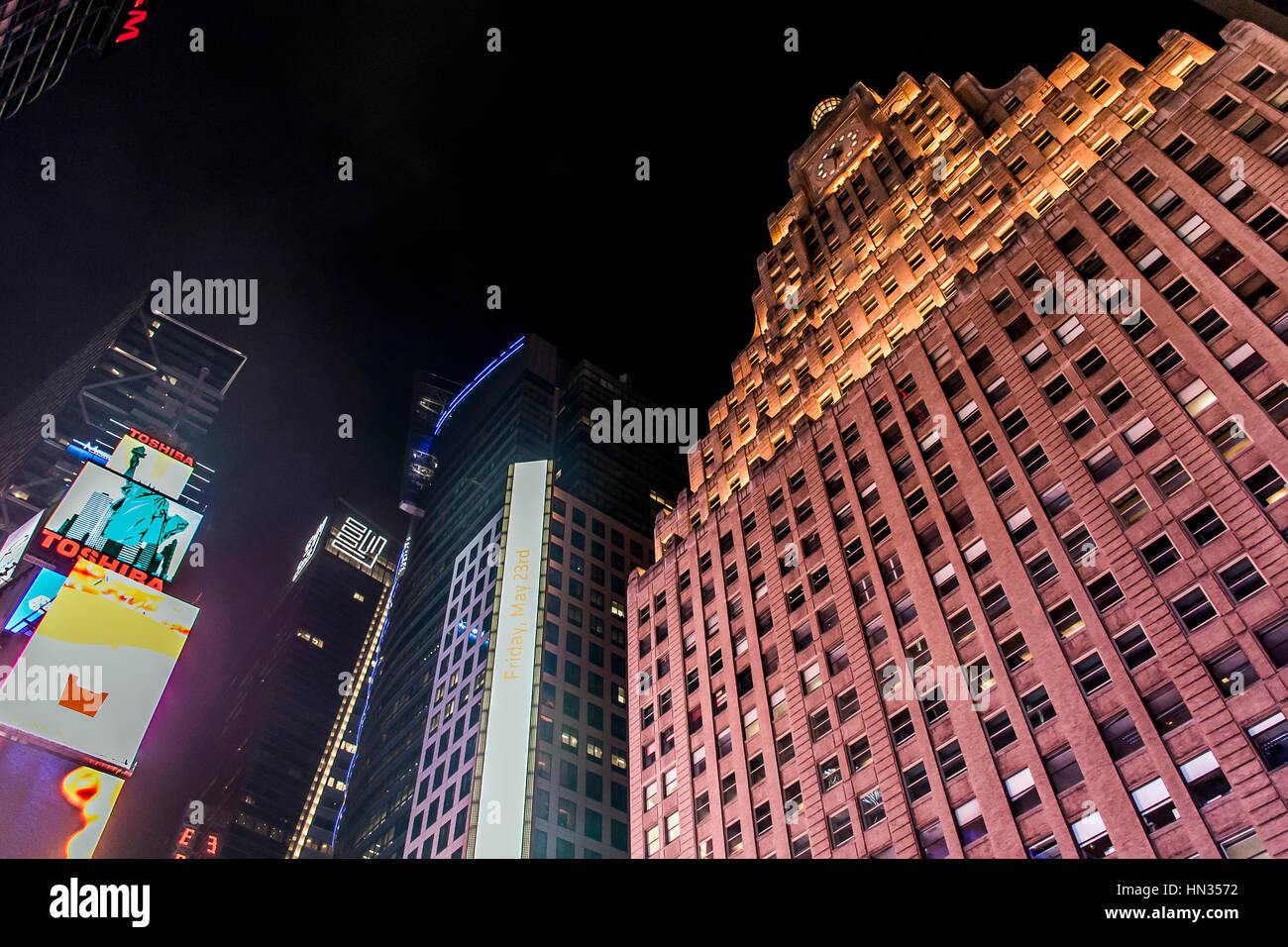 Times square 2014 view hi-res stock photography and images - Alamy