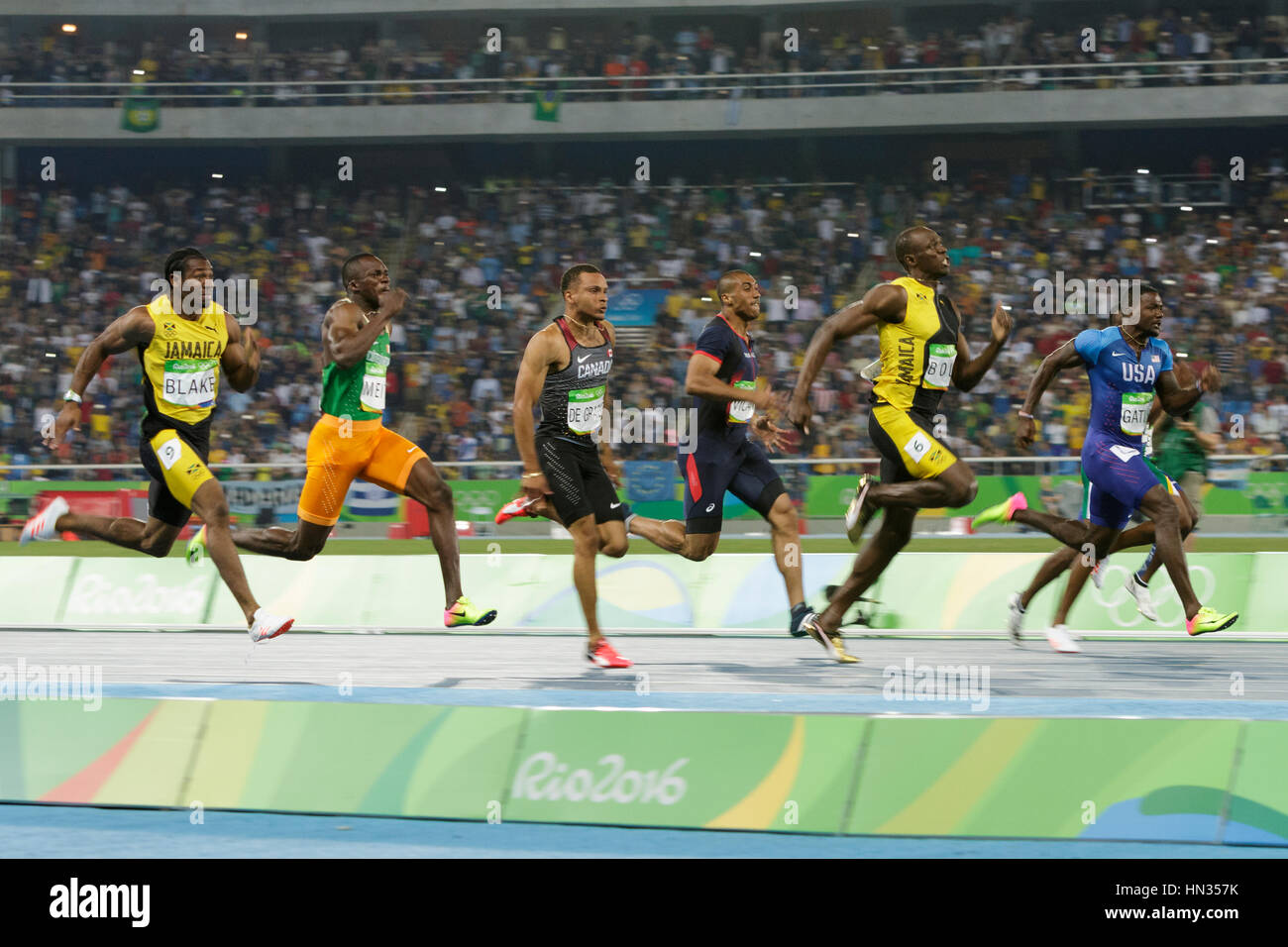 Usain bolt 100m final hi-res stock photography and images - Alamy