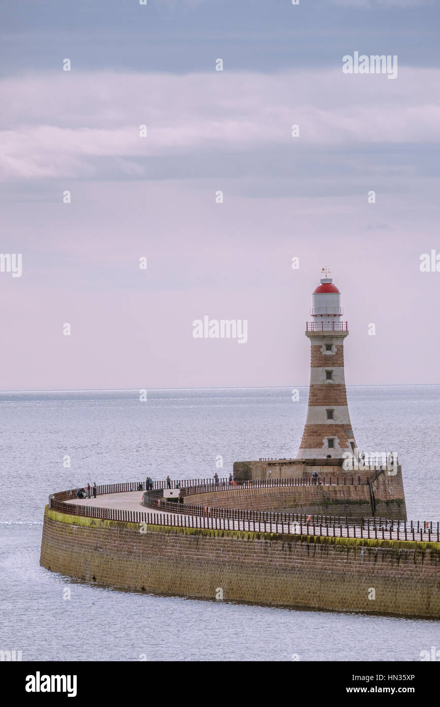 Sunderland harbour roker pier hi-res stock photography and images - Alamy