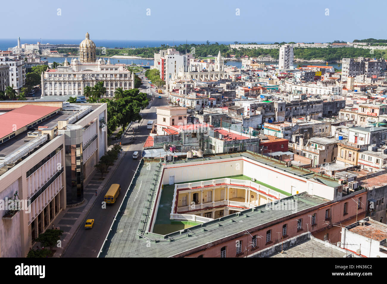 The rooftops of Havana in Cuba Stock Photo - Alamy