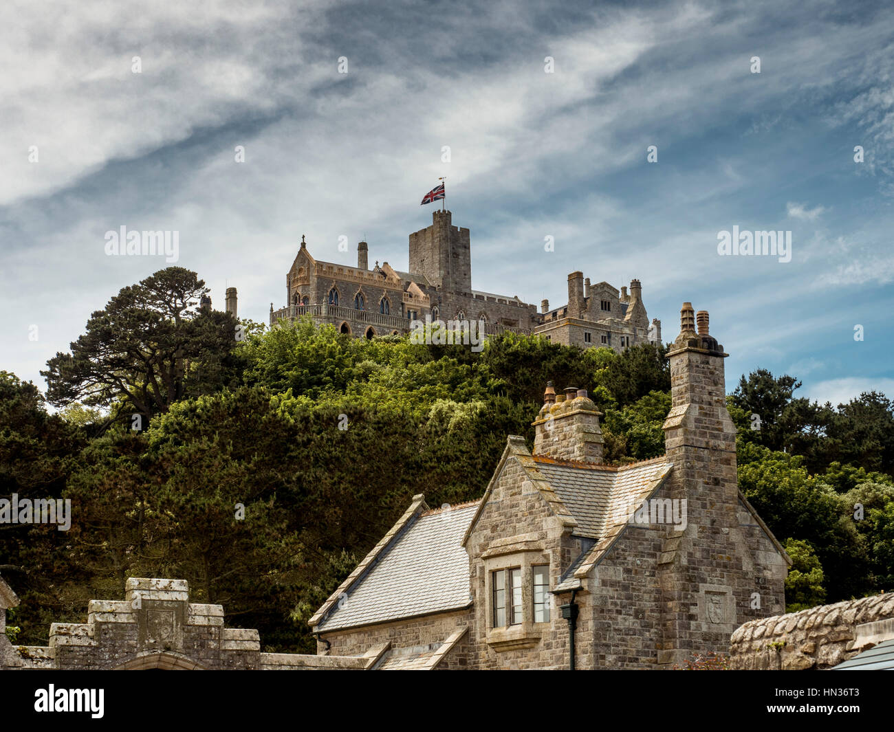 Castle at St Michael's Mount Cornwall Stock Photo - Alamy