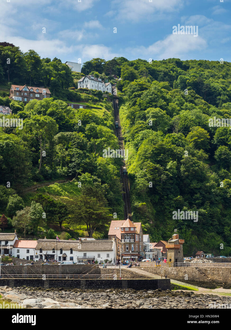 Devon lynton funicular hi-res stock photography and images - Alamy
