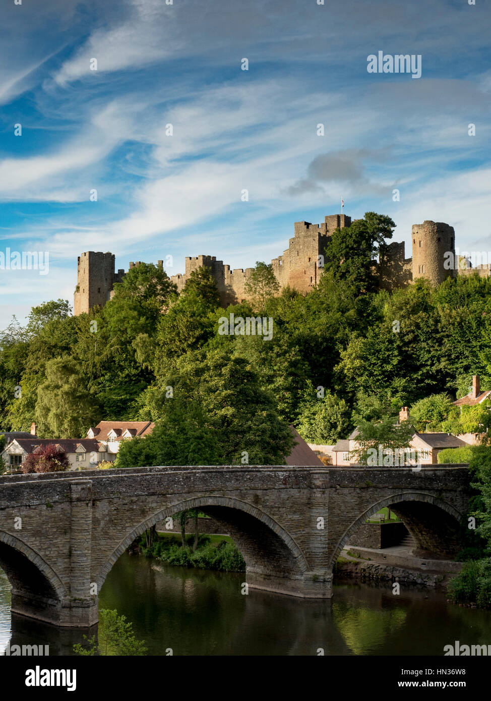 Bridge ludlow castle architecture hi-res stock photography and images ...