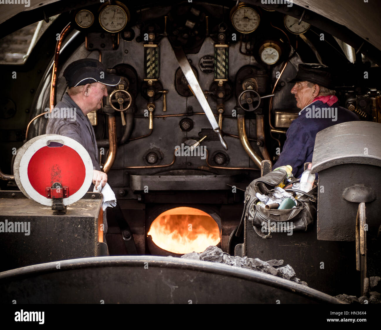 Steam engine drivers hi-res stock photography and images - Alamy