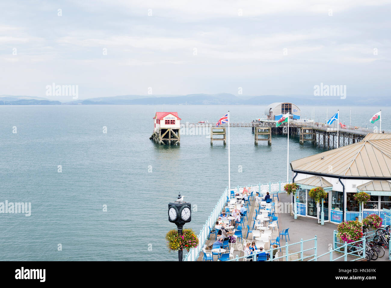 A view towards the Mumbles Pier Stock Photo - Alamy