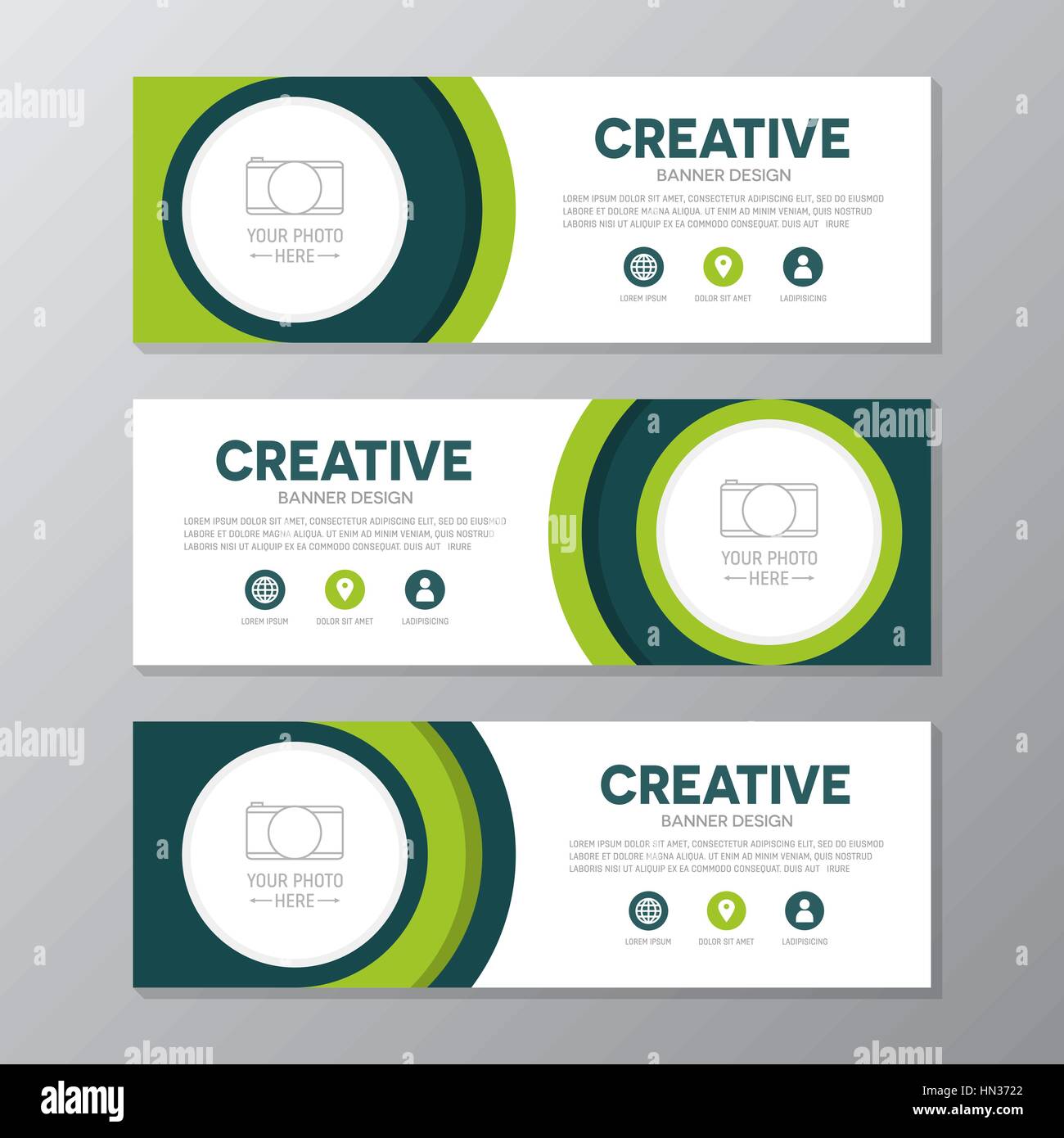 Vector geometric cover header background template for website design ...